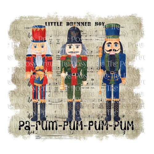 Christmas Nutcracker PNG Little Drummer Boy Nutcracker - Etsy