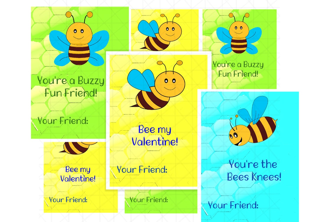 Bee Mine, Valentine's Day Cards, Edit Online, Kid's Valentine, Class ...