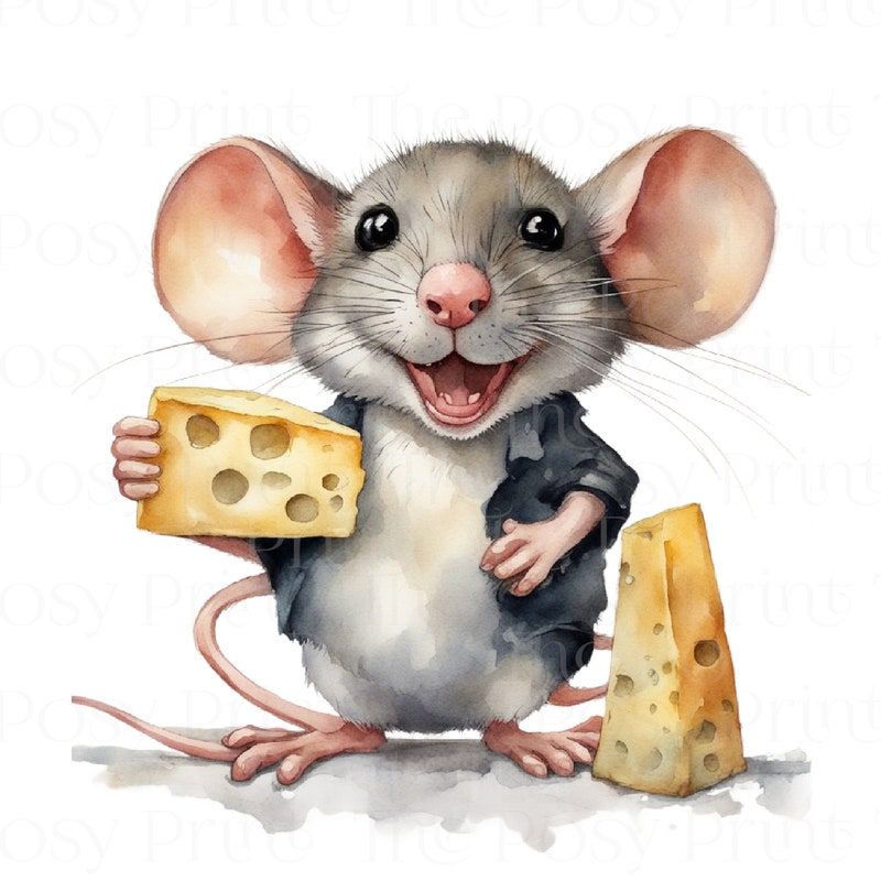 Mice and Cheese - Etsy