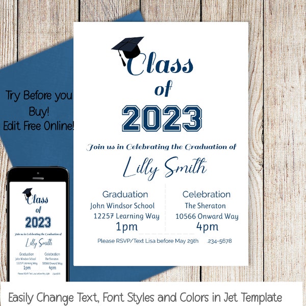 Blue Graduation - Etsy