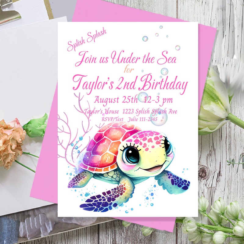 Sea Turtle Party - Etsy