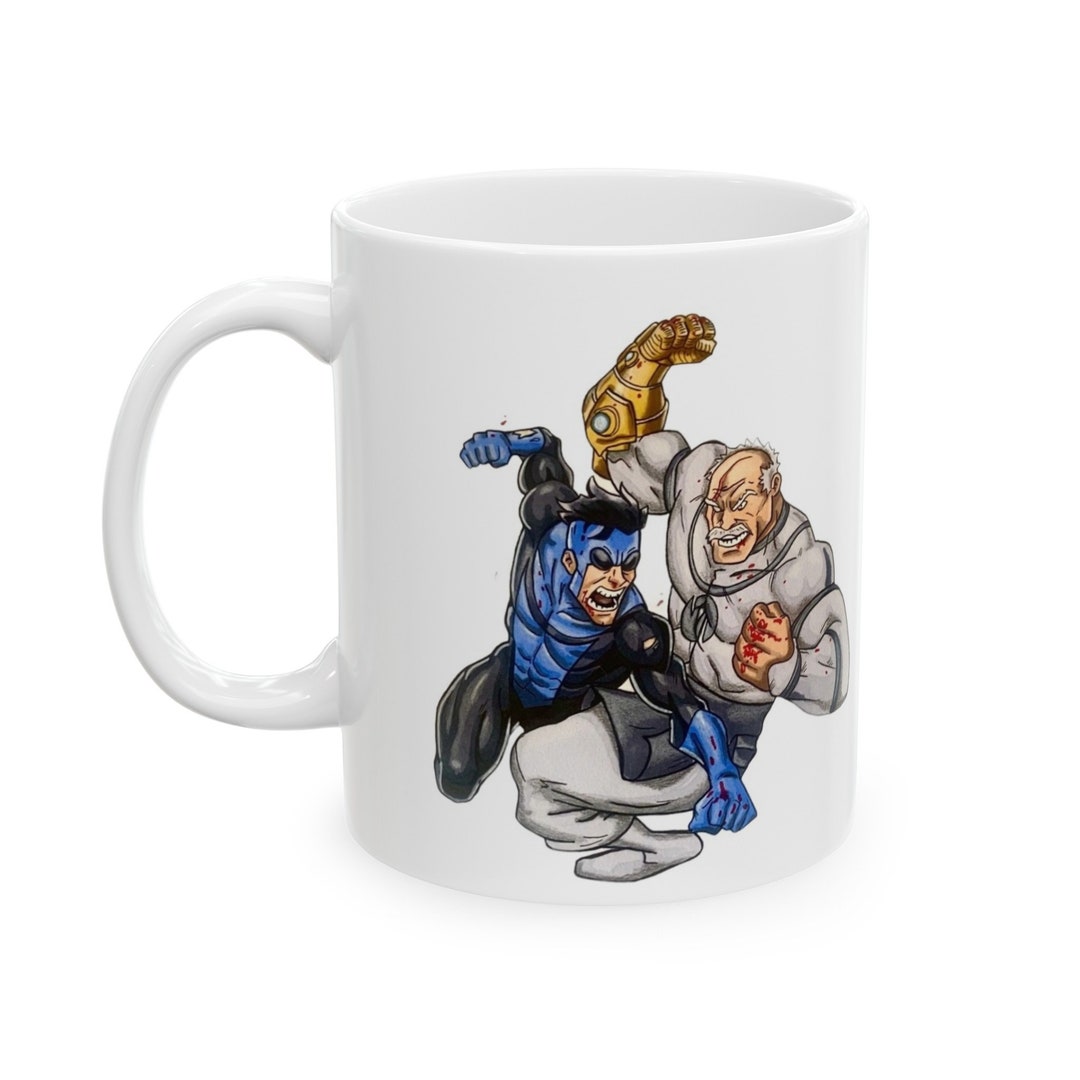 Invincible Vs Conquest Comic Design Mug - Etsy