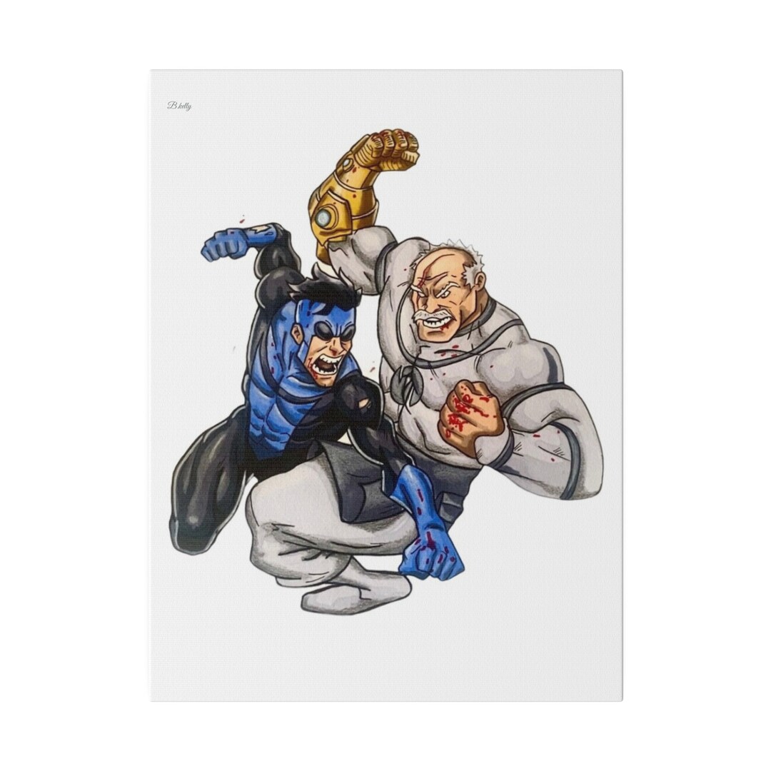 Invincible Vs Conquest Designed Canvas - Etsy