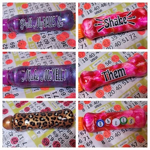 Personalized Glitter Bingo Dauber: Custom Name, Refillable Gift - Etsy