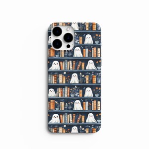 Ghost Book Seamless Pattern Bookish Ghost Digital Paper Book Lover ...