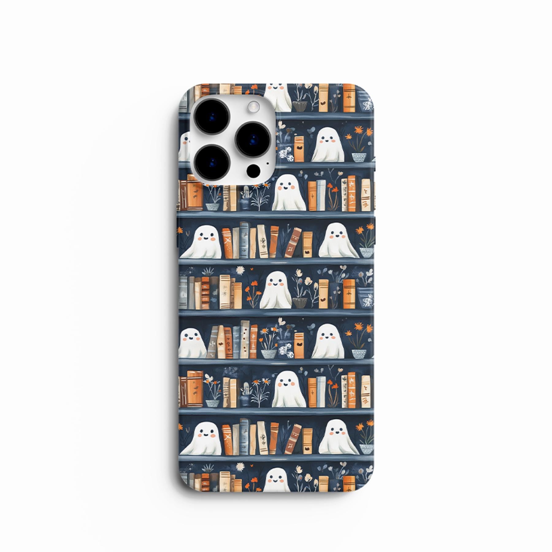 Ghost Book Seamless Pattern Bookish Ghost Digital Paper Book Lover ...