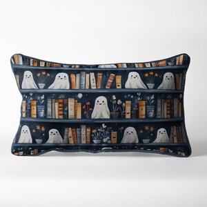 Ghost Book Seamless Pattern Bookish Ghost Digital Paper Book Lover ...