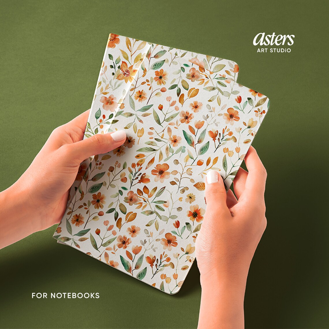 Fall Ditsy Floral Pattern Fall Floral Seamless Print Autumn Digital ...