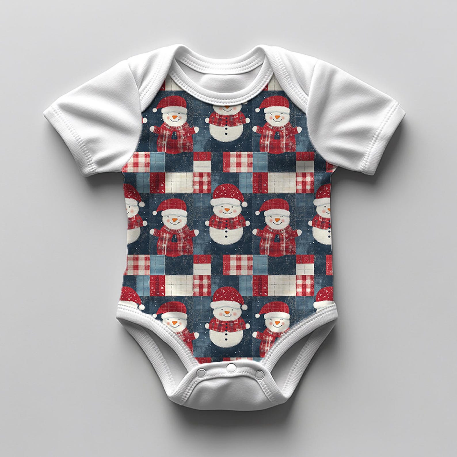 Snowman Digital Paper Christmas Snowman Seamless Pattern Winter Snowman ...