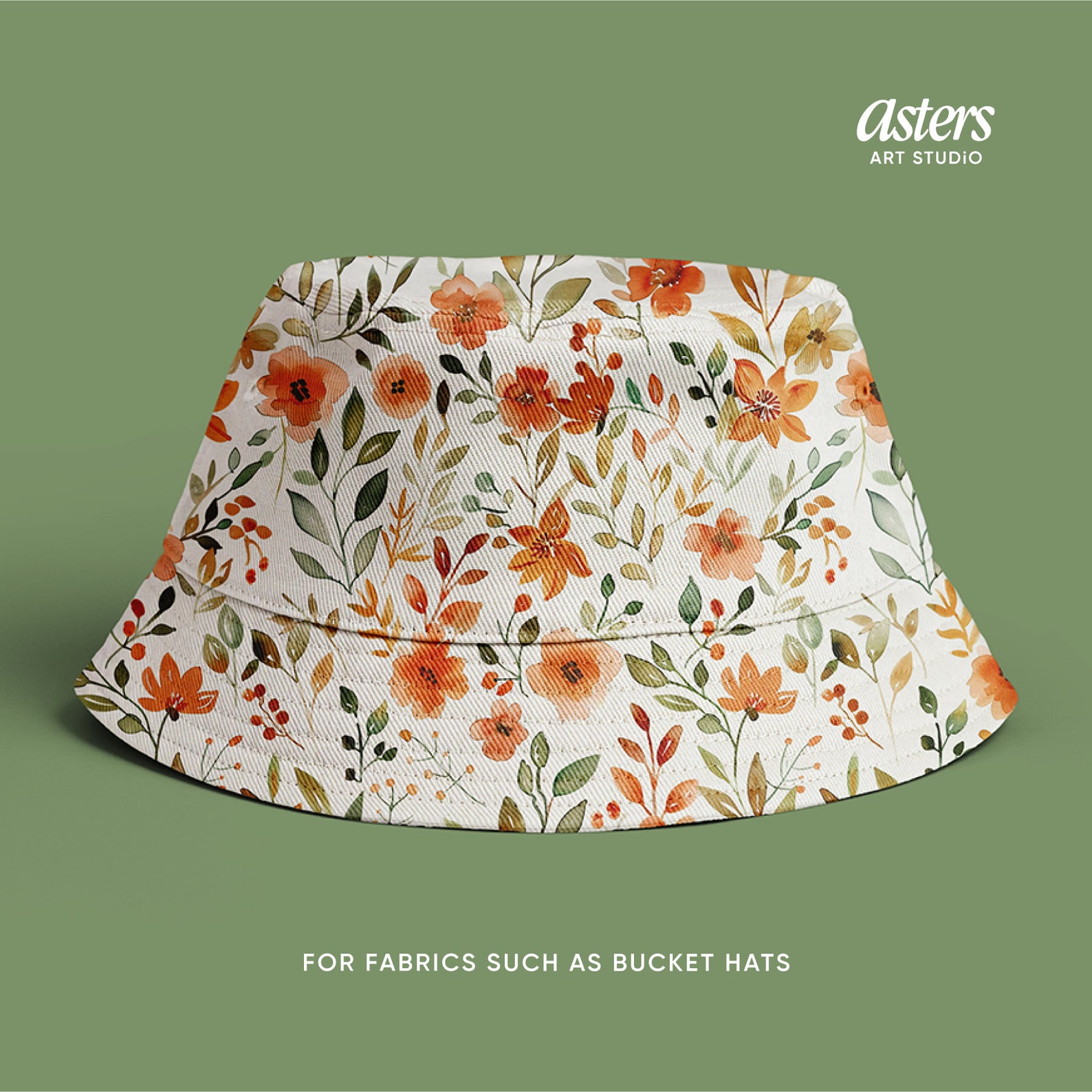Fall Ditsy Floral Pattern Fall Floral Seamless Print Autumn Digital ...
