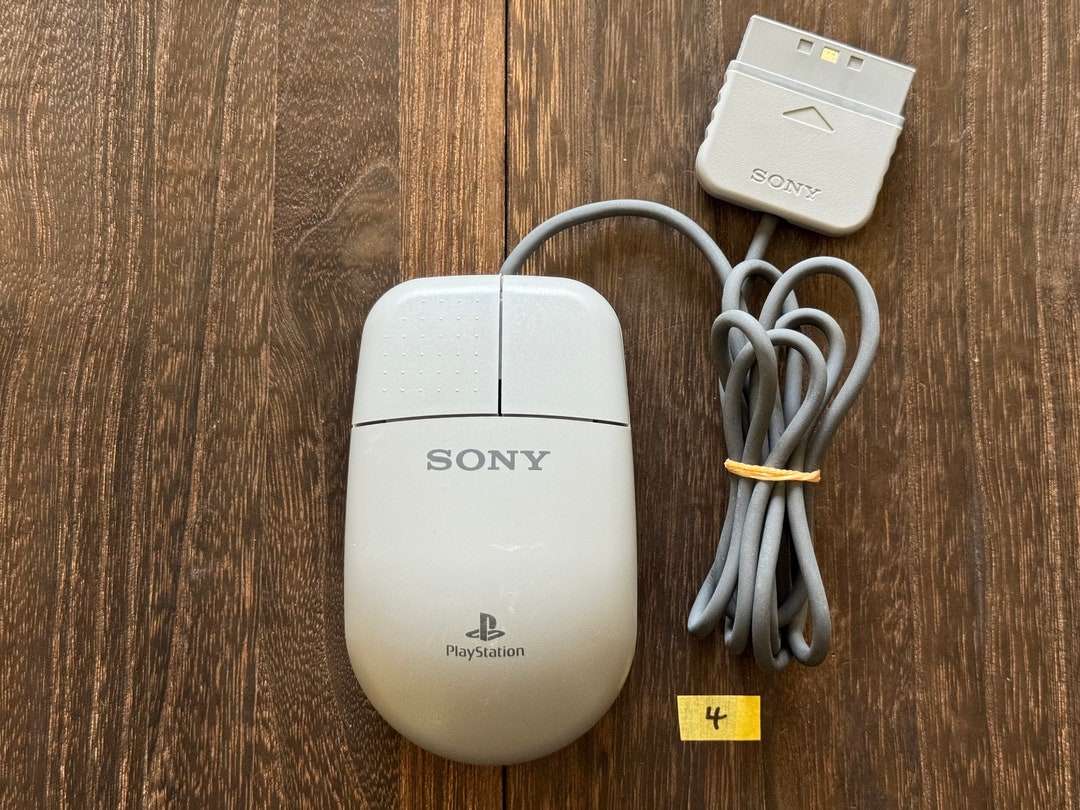 Sony Playstation 1 PS1 Official OEM Gray Mouse Controller SCPH-1030 ...