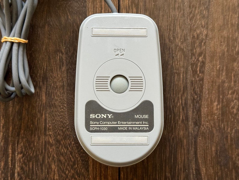 Sony Playstation 1 PS1 Official OEM Gray Mouse Controller SCPH-1030 ...