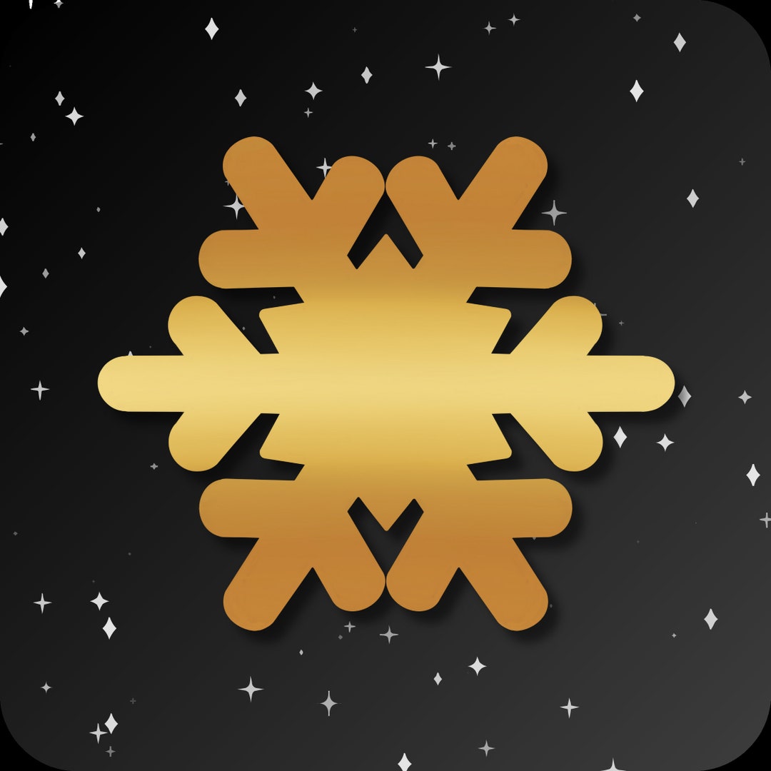 Snowflake 18k Gold Tooth Charm - Etsy