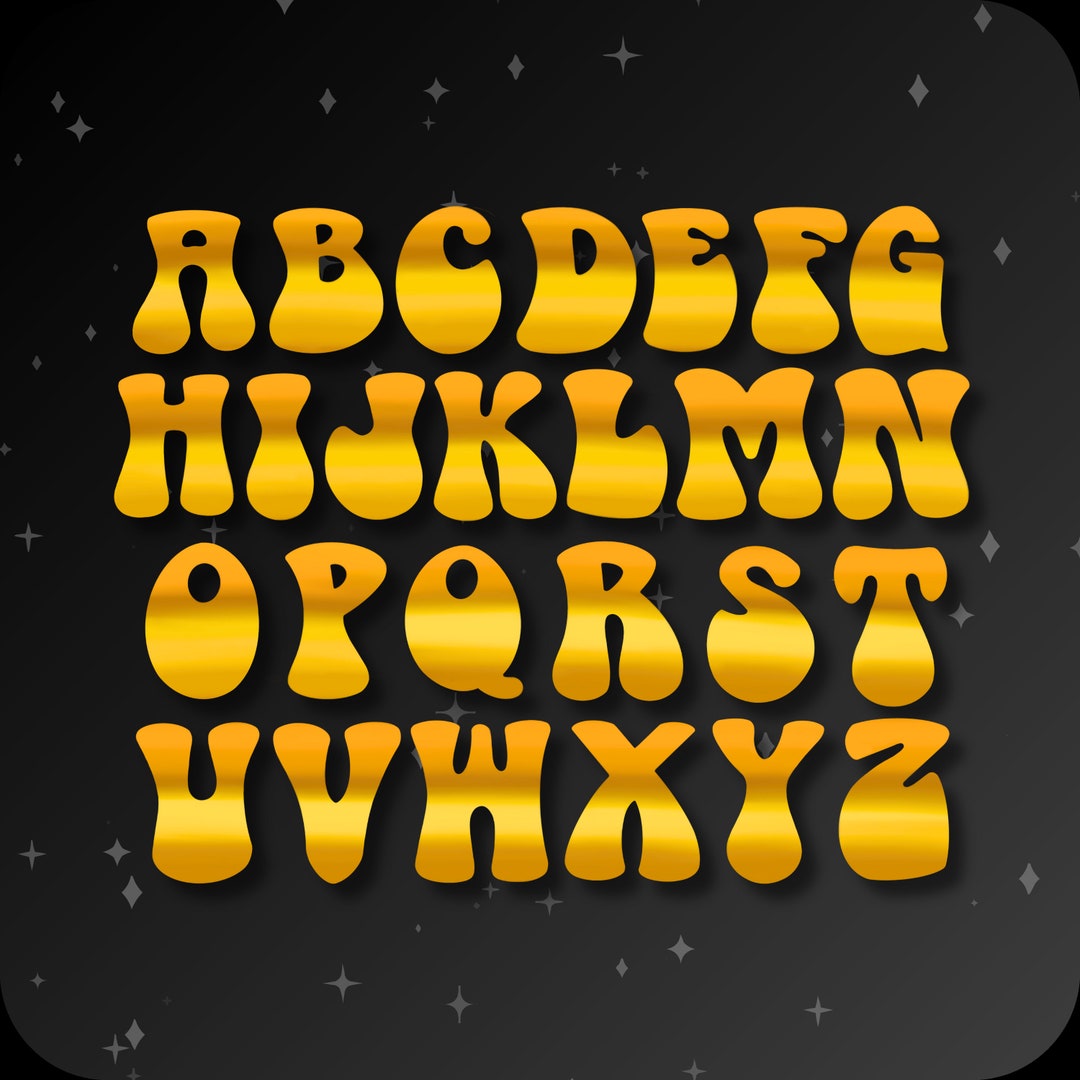 Funky Town Alphabet - Etsy