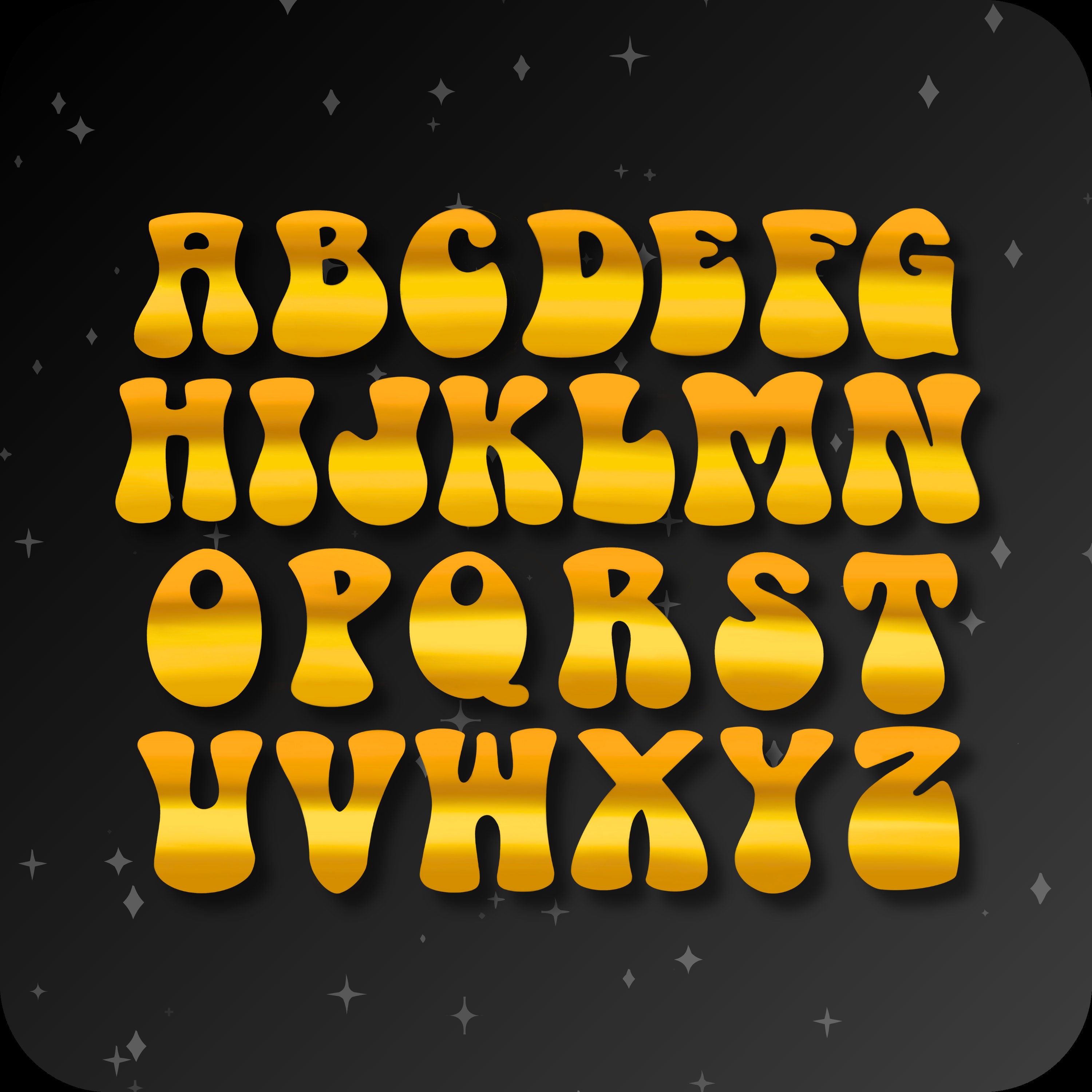 Funky Town Alphabet - Etsy