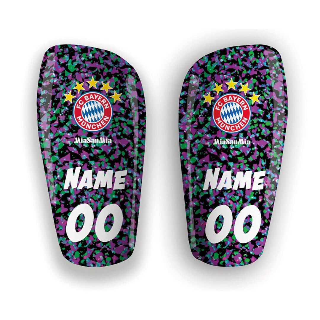 Customizable Soccer Shin Guards in Bayern Design Unisex Protection for ...