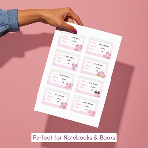 Editable Axolotl Name Labels, Custom Composition Notebook Label ...