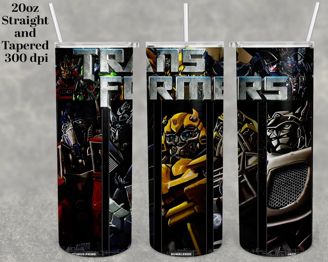 3D Inflated Transformers Tumbler Design, 20 Oz Skinny Tumbler Design ...