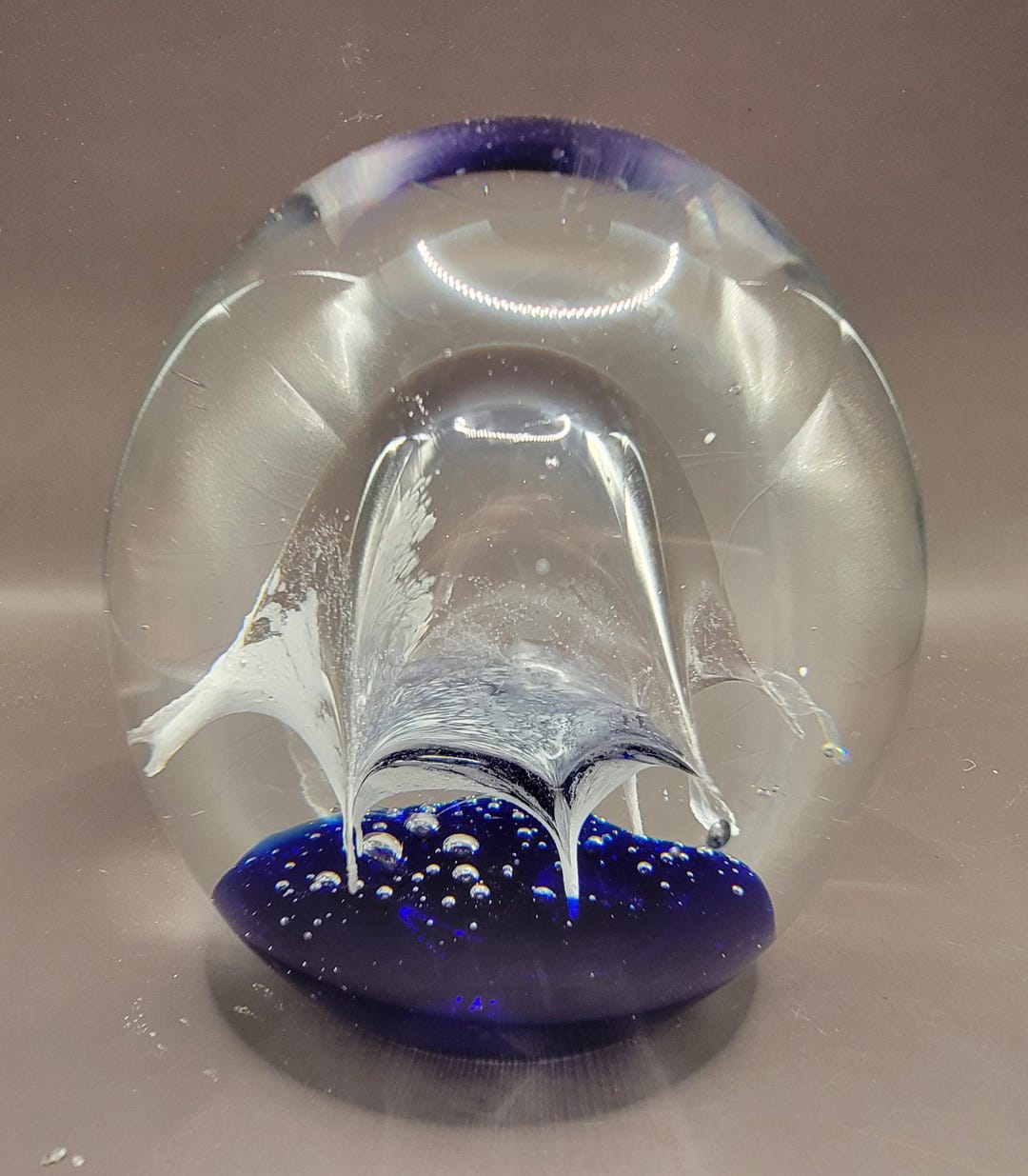 Dynasty Gallery Heirloom Collectibles Cobalt Blue MEGA Paperweight ...