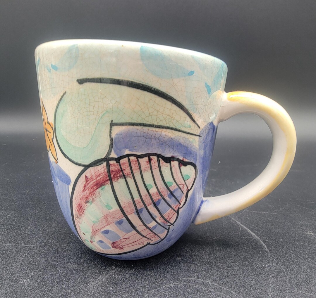 Bella Ceramica Shell Coffee Mug - Etsy