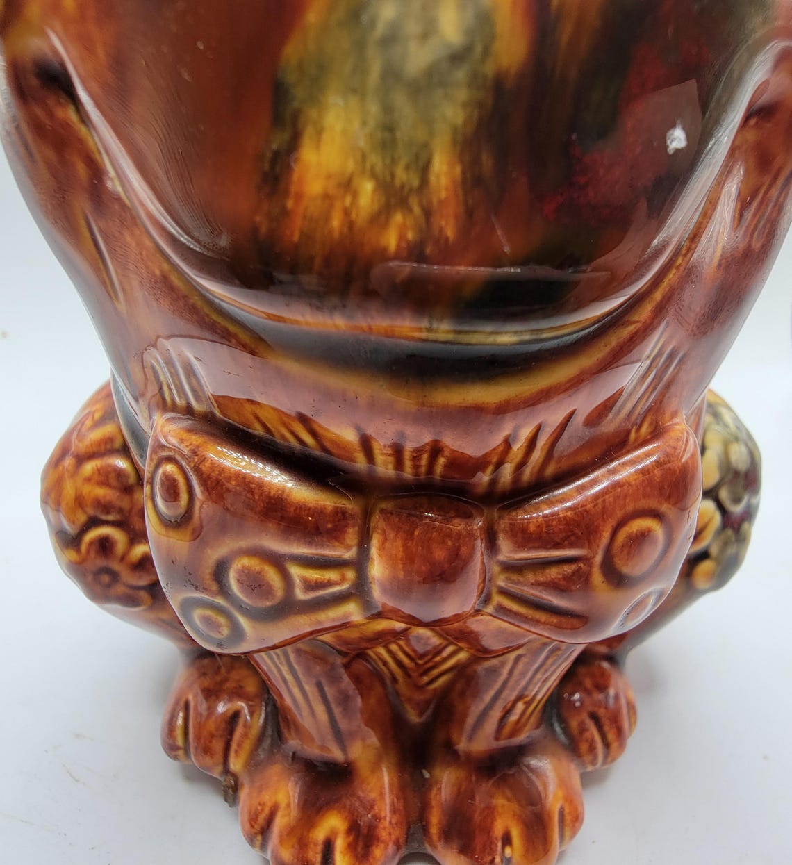 Vintage Mr. Frog With a Bow Tie! Gorgeous Rust Colors - Etsy