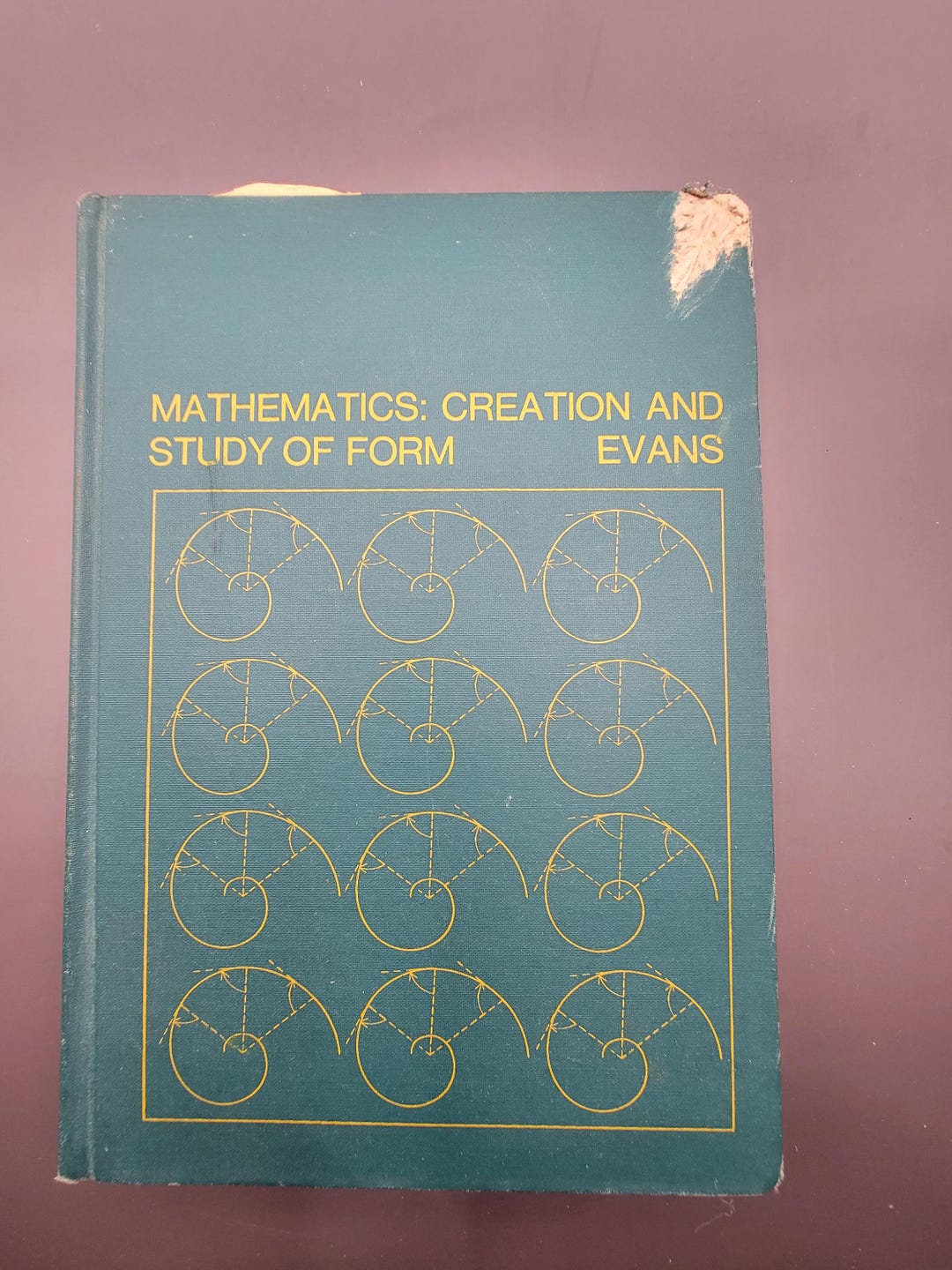 Vintage Book: 1970 Mathematics and Creation of Form - Evans - by ...