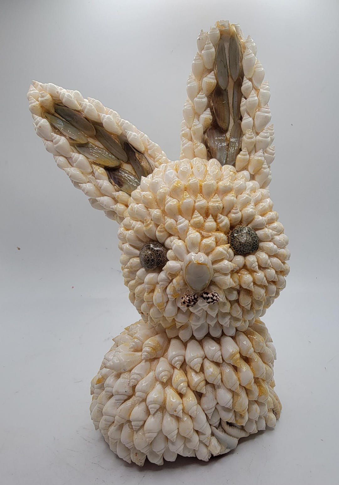 Adorable Vintage Shell Rabbit - Handcrafted in the Phillipines - 5" - Etsy
