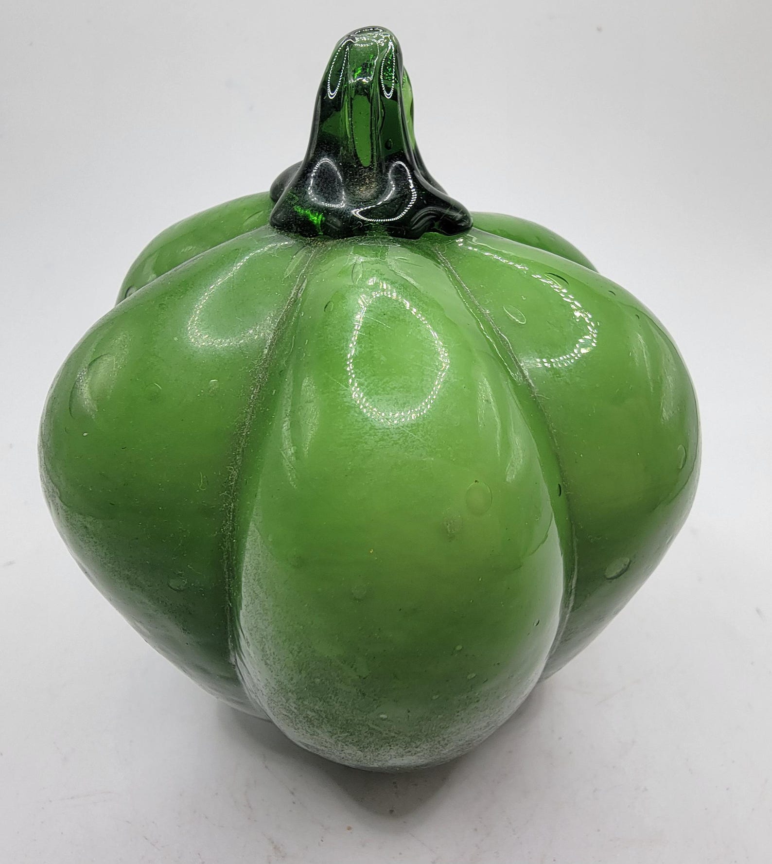 Vintage Green Glass Pepper - Etsy