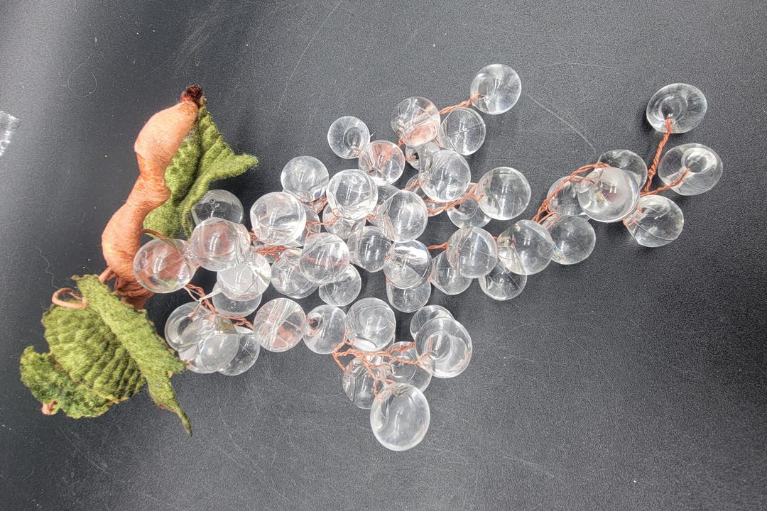 Vintage Clear Glass Grapes - Large Bundle - Etsy