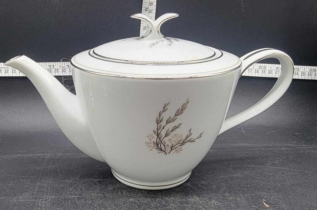 Vintage Noritake Japan Porcelain "candice" Tea Pot With Lid - Etsy