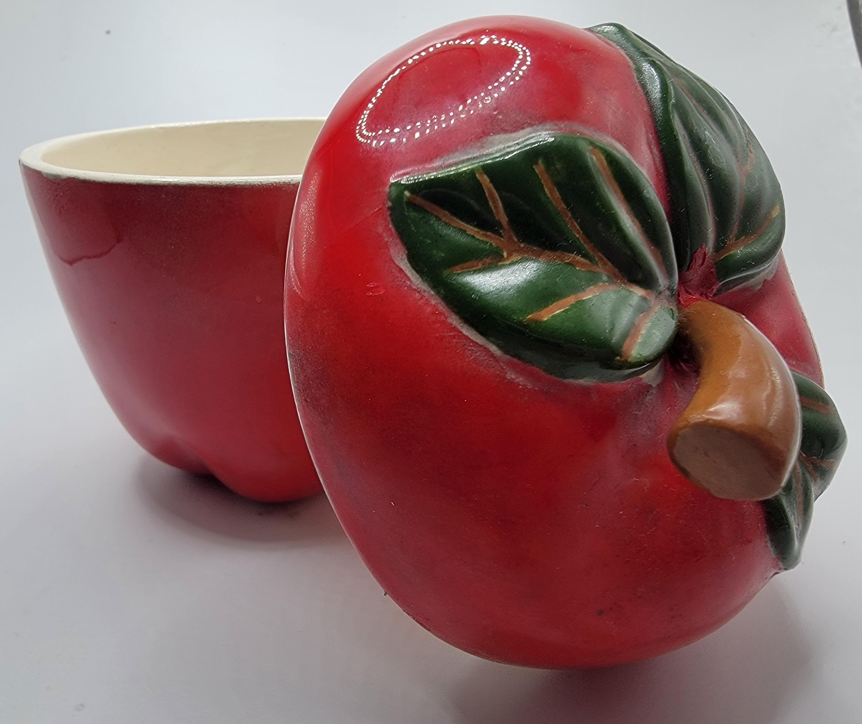 Red Apple Teacher Gift - Apple Shaped Trinket Box - Etsy