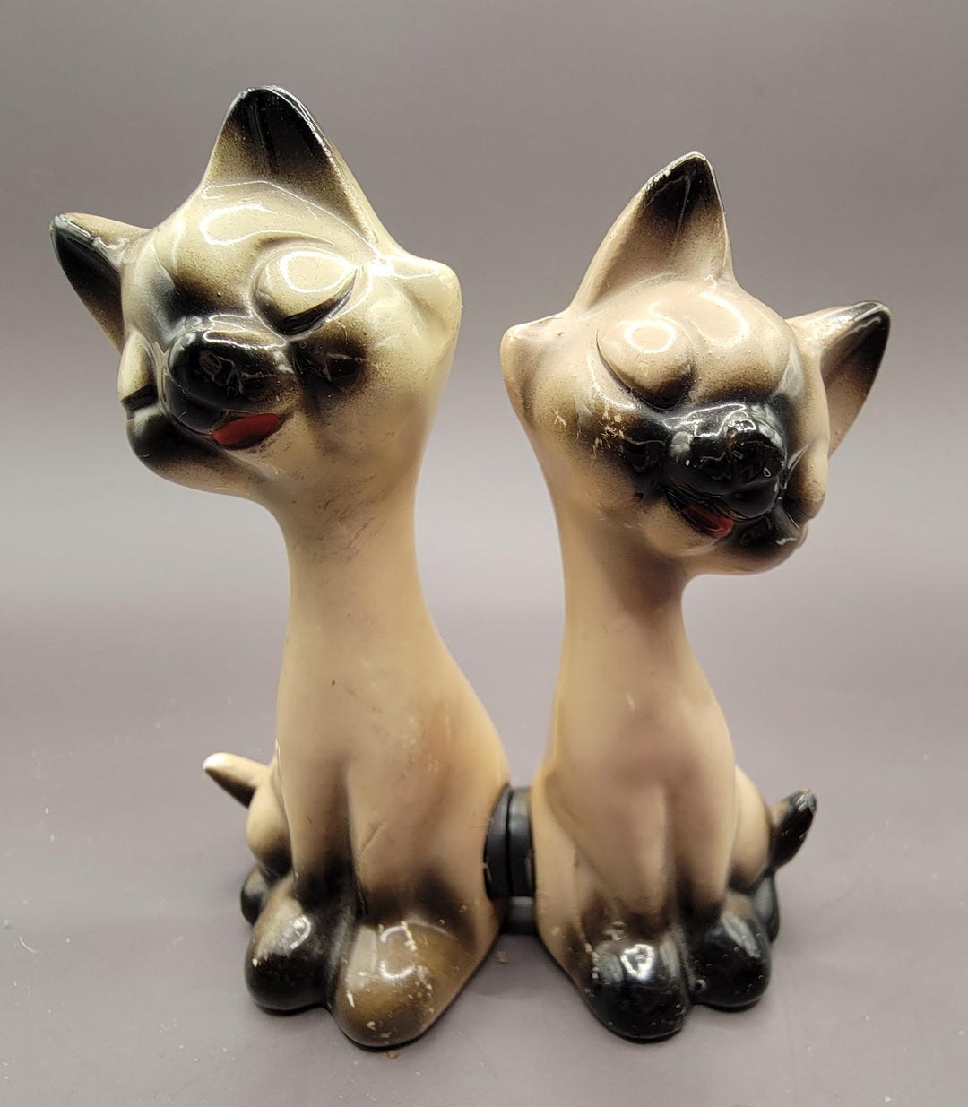 Yummy LEGO Vintage Japanese Pair of Siamese Cat Salt and Pepper Shakers ...