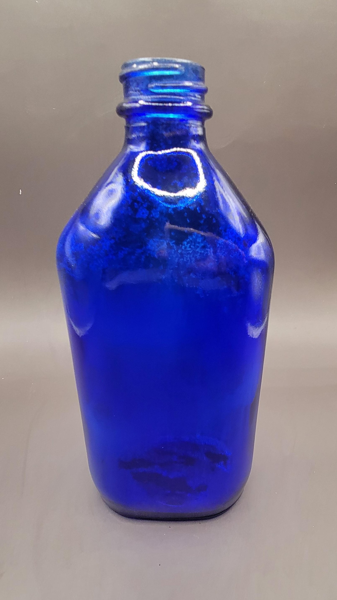 Vintage Cobalt Blue Phillips Magnesium Glass Bottle - Made in USA - Etsy