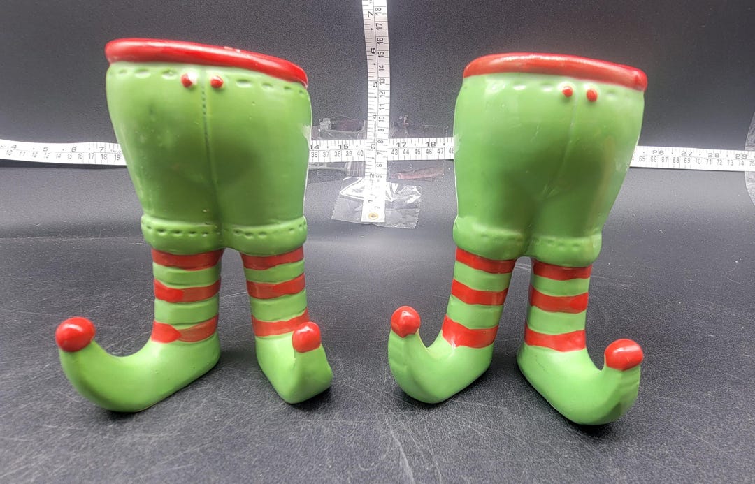Vintage Elf Bottom Half Ceramic Planter - Etsy