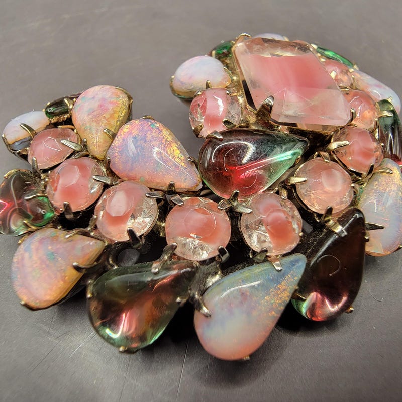Opal Brooch - Etsy