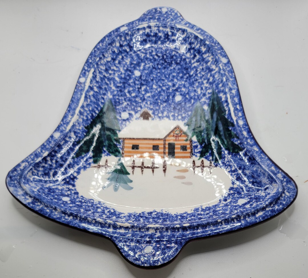 Vintage the Cook's Bazaar Bell Shaped Christmas Cookie Platter Tray - Etsy