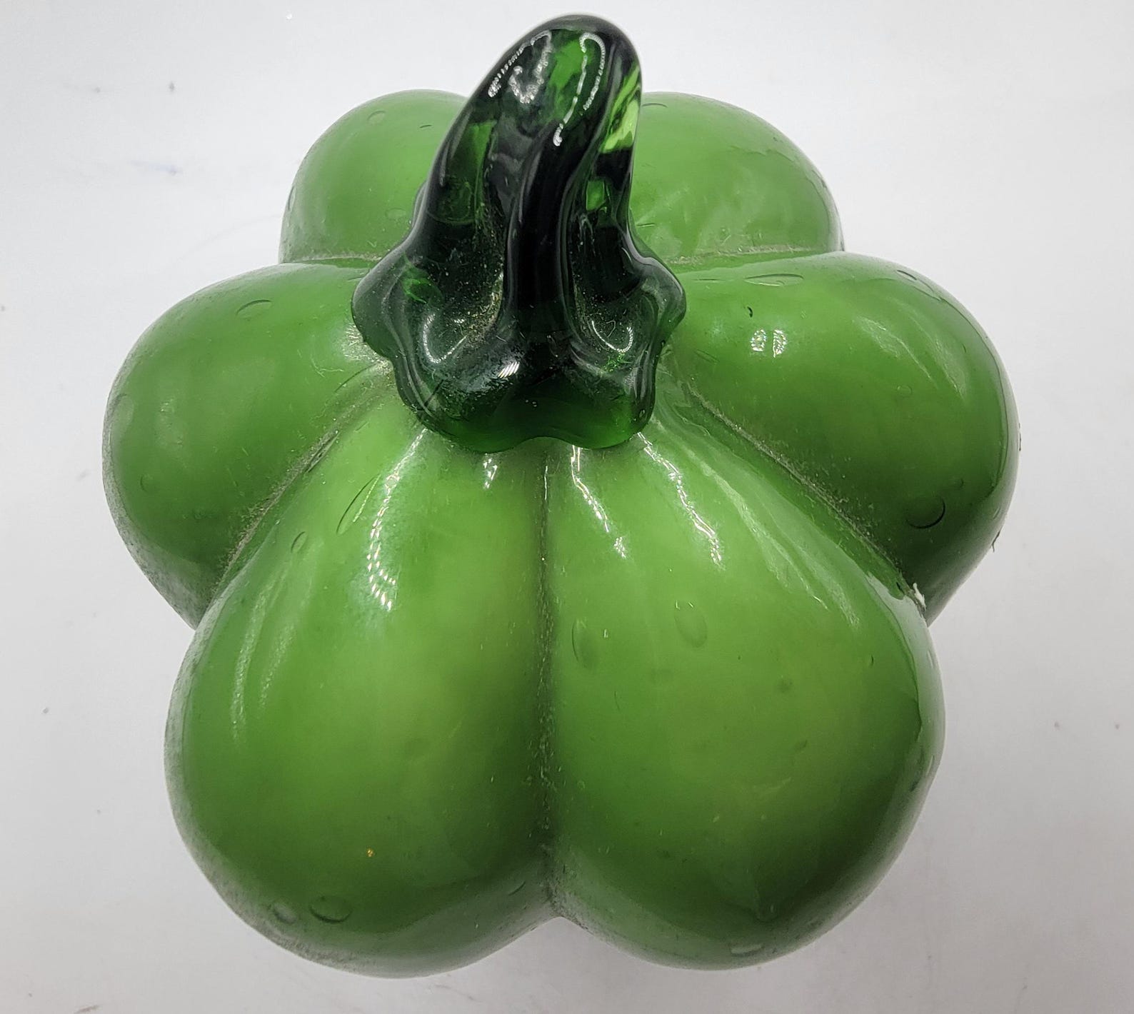 Vintage Green Glass Pepper - Etsy