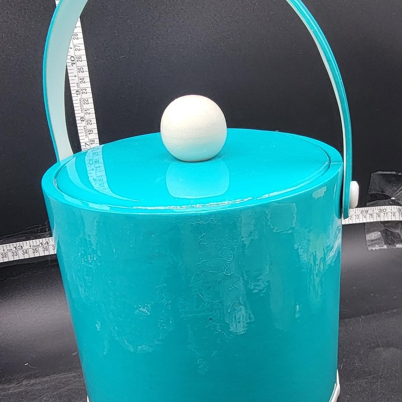 Turquoise Ice Bucket - Etsy