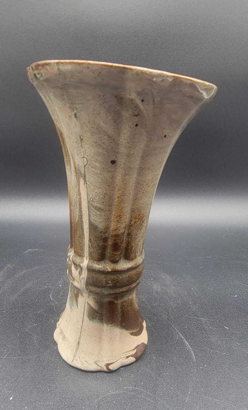 Vintage Stone Look Vase - 6" - Etsy