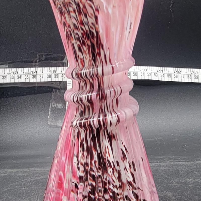 Spatter Glass Vase - Etsy