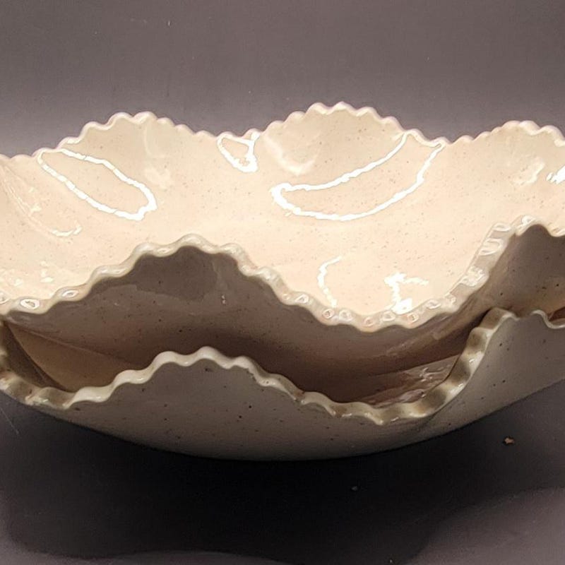 Ruffled Plates - Etsy