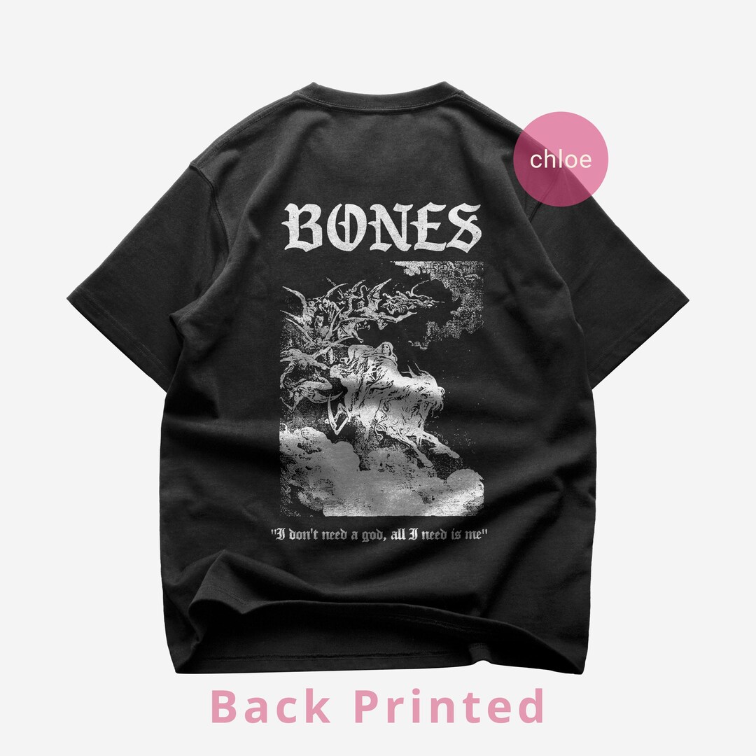 Premium BONES Back T-shirt - BONES Softwareupdate 2.0 Album Shirt ...