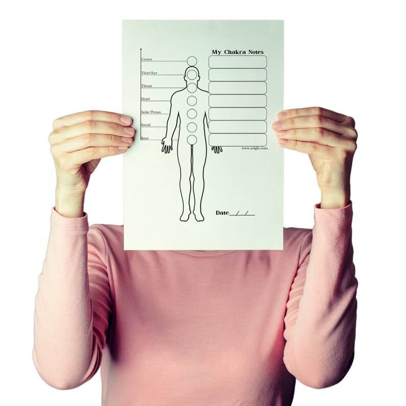 Chakra Meditation Worksheet for Download and Print + BONUS PDF Beginner ...