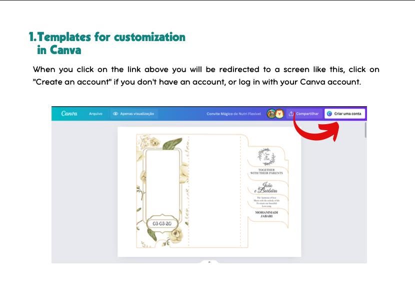 Sliding Wedding Invitation Template Canva, Party Invitation, Magical ...