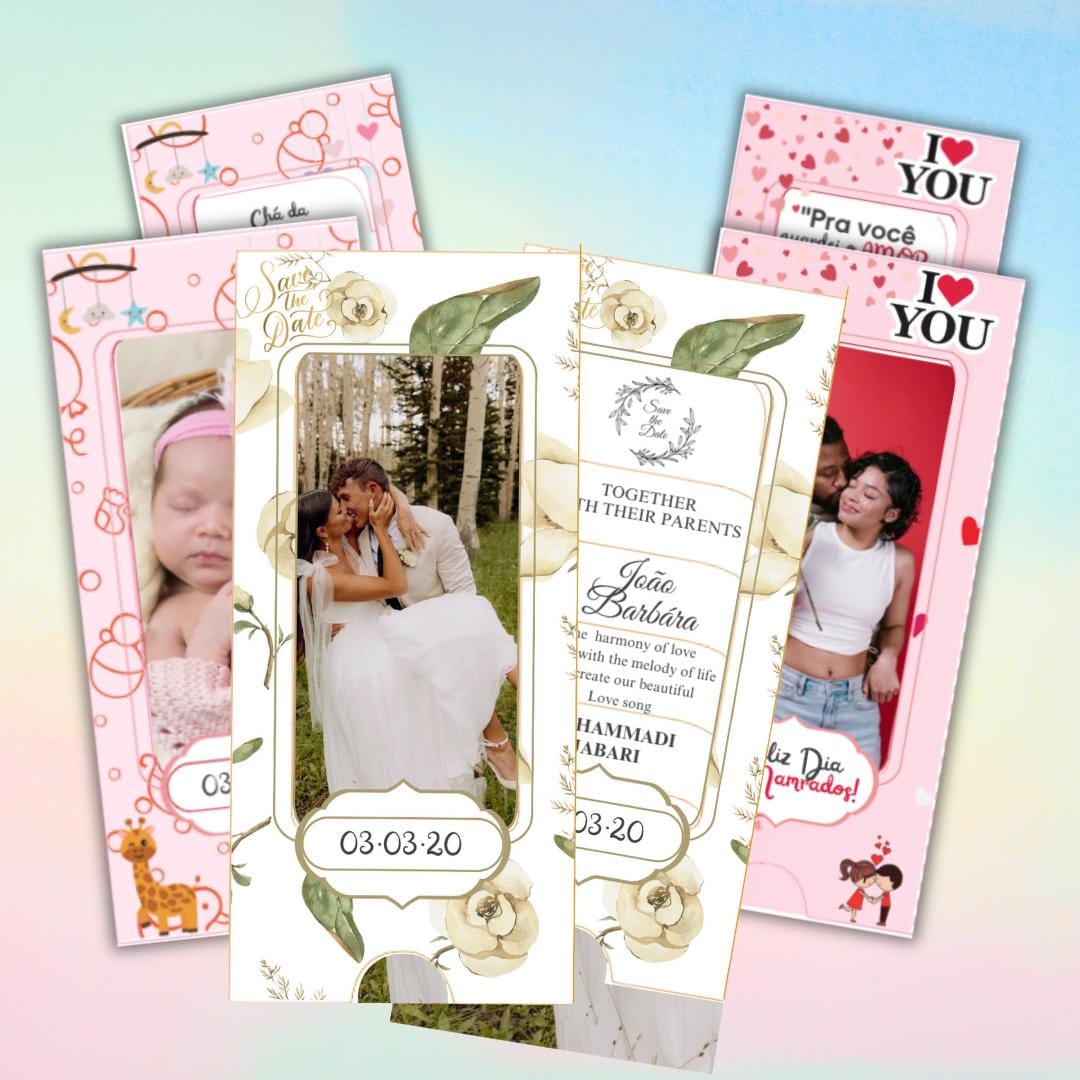 Sliding Wedding Invitation Template Canva, Party Invitation, Magical ...