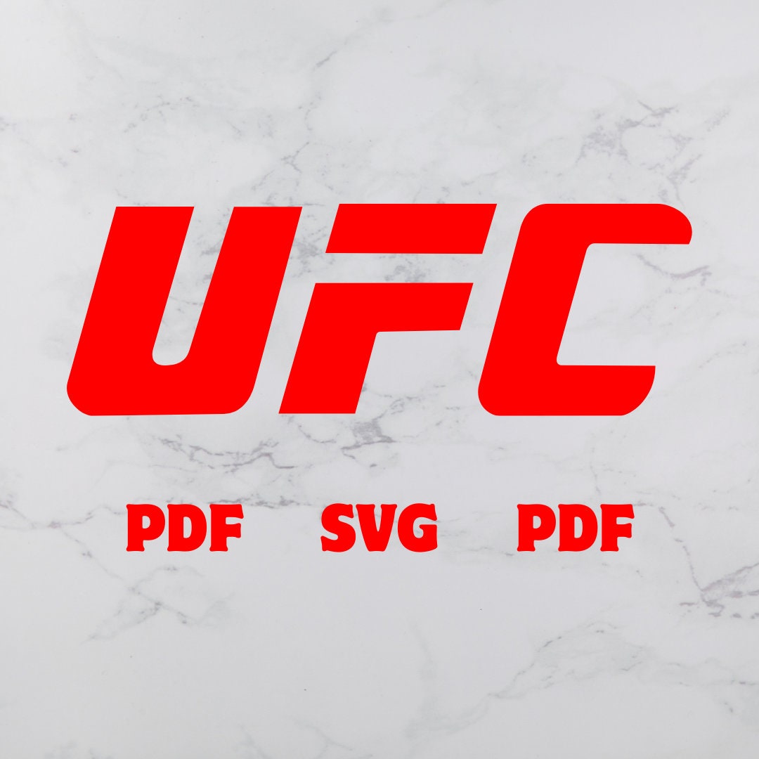 UFC LOGOTIPE SVG Red Black Ufc Logo and Ufc Fight Night Logo Svg Png ...
