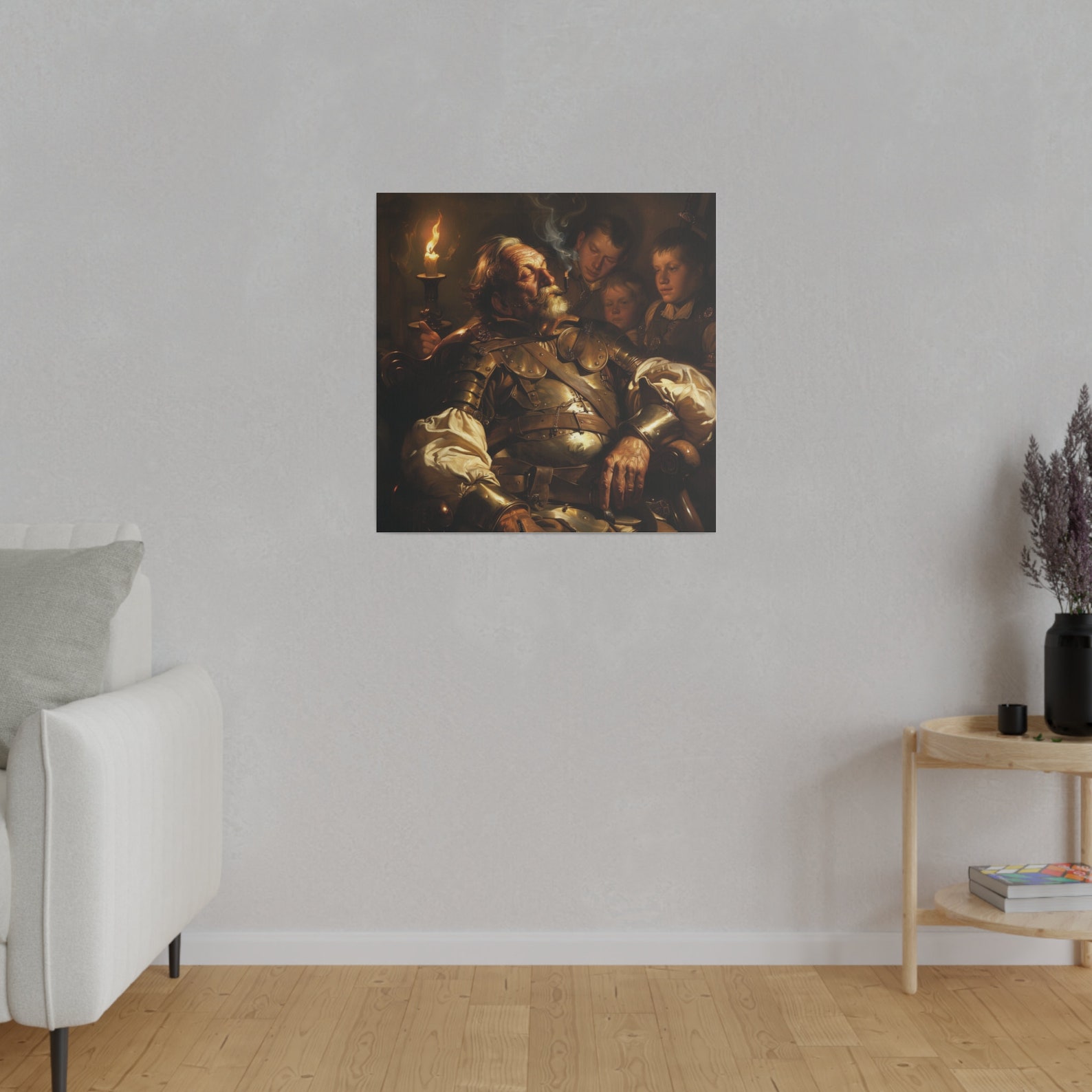 General Jessup Elderly General and Family Canvas Wall Art, Dutch Master ...