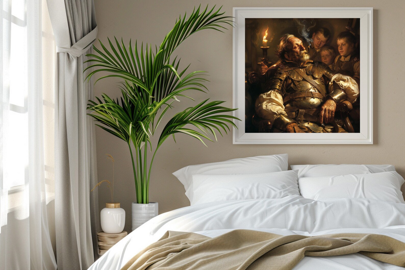 General Jessup Elderly General and Family Canvas Wall Art, Dutch Master ...