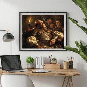 General Jessup - Elderly General and Family Canvas Wall Art, Dutch ...