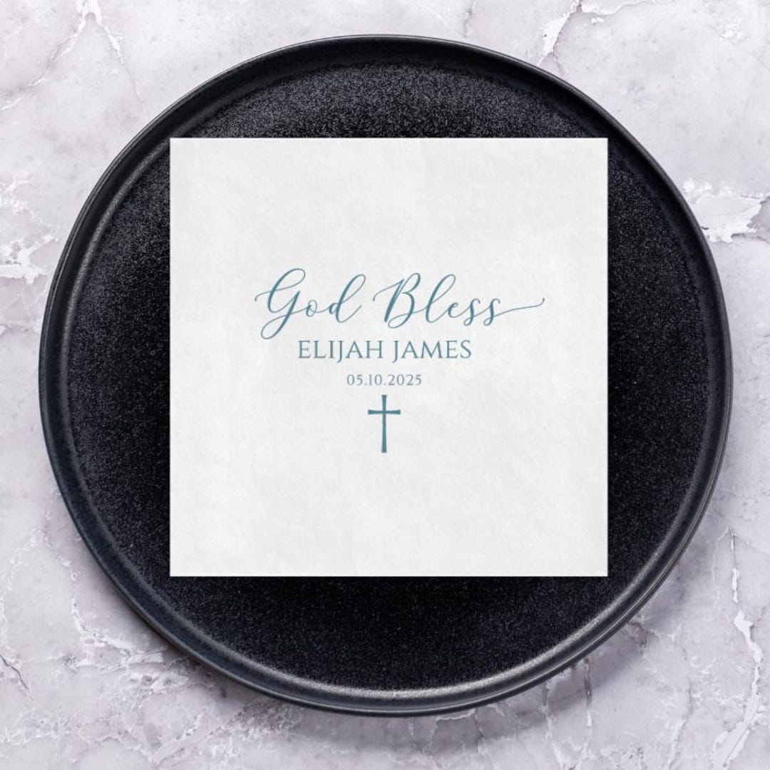 First Communion Napkins, Custom First Communion Party Napkins, First ...